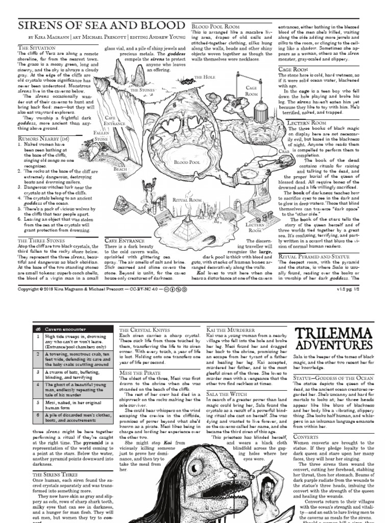 39 Sirens of Sea and Blood | PDF