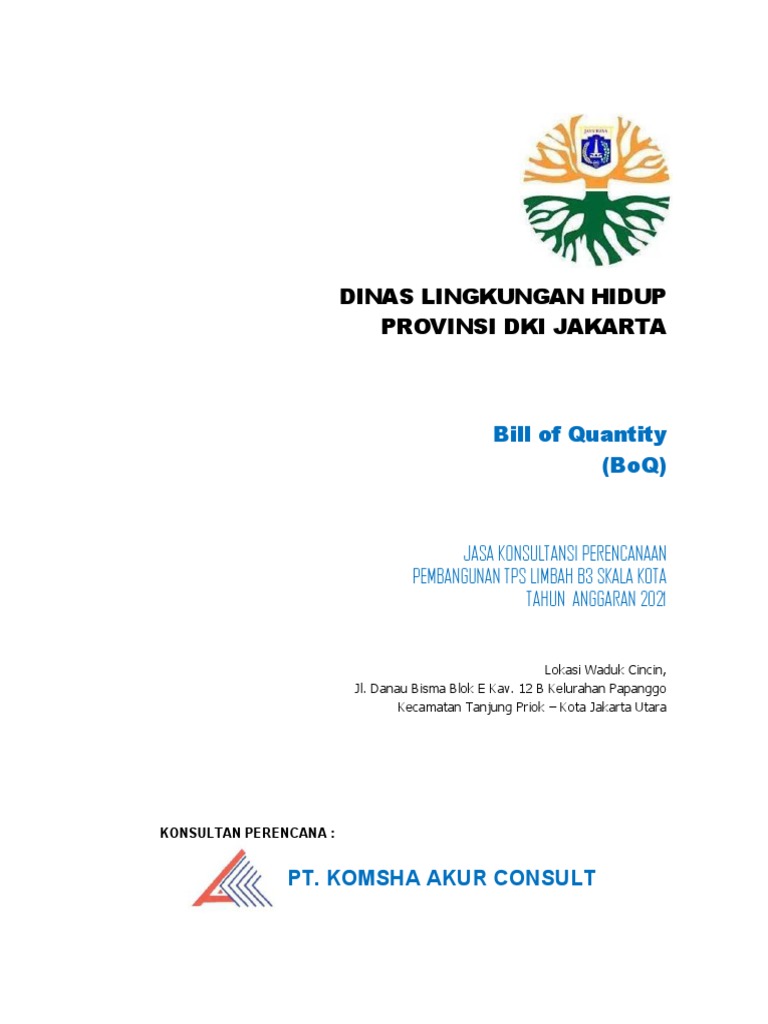 14 BoQ TPS LB3 Wacin 2021 | PDF