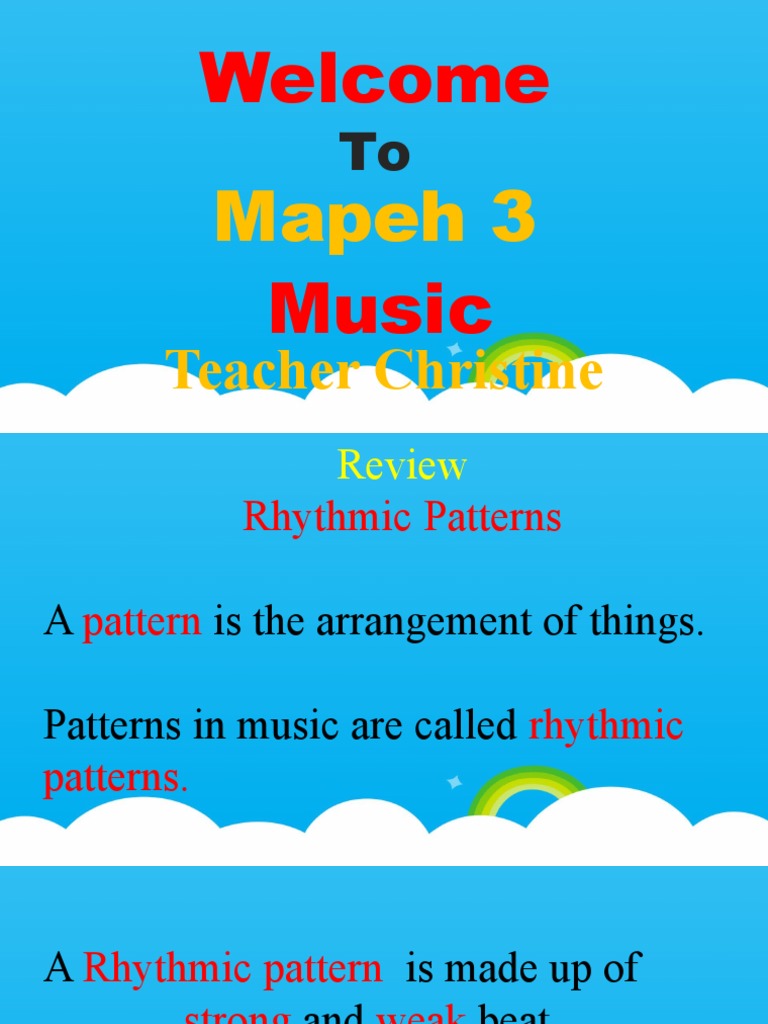 Music 3 Stick Notation | PDF | Rhythm | Musical Notation