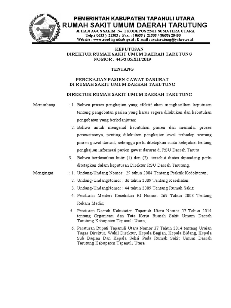 KEBIJAKAN Igd Ok | PDF | Pengembangan Diri