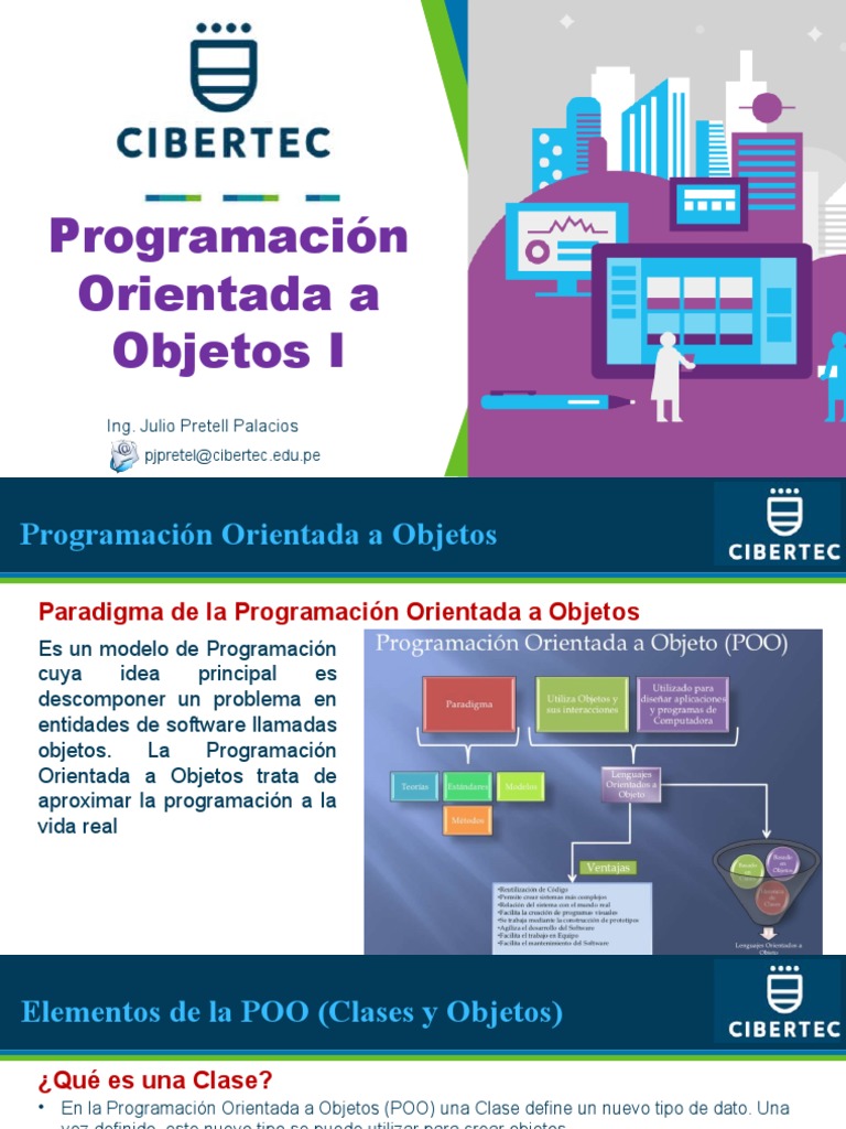Poo I 01 | PDF | Objeto (informática) | Programación orientada a objetos