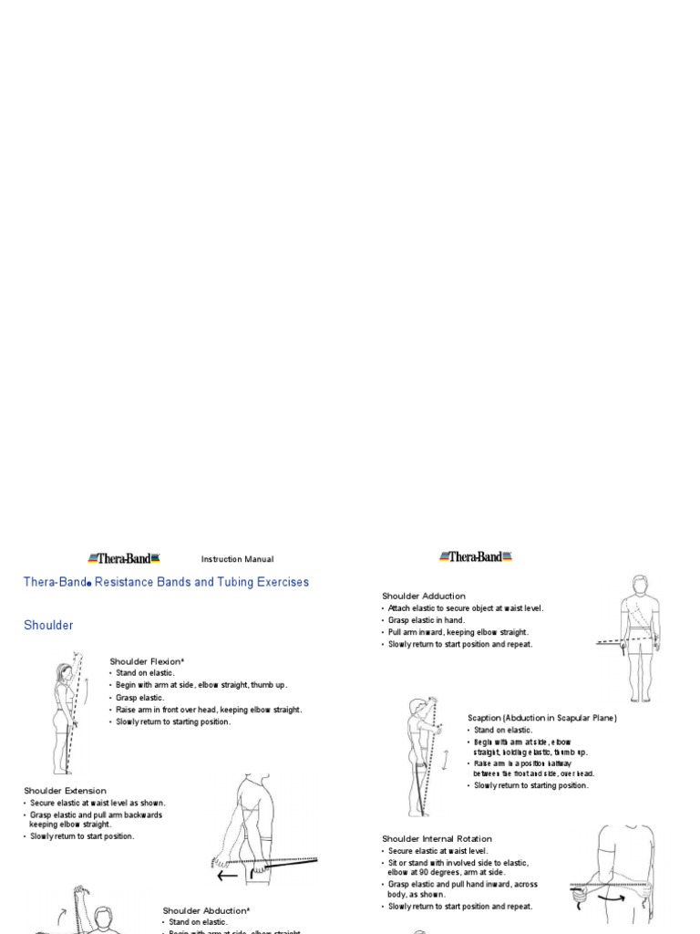 Thera Band Shoulder Flexion And Extension