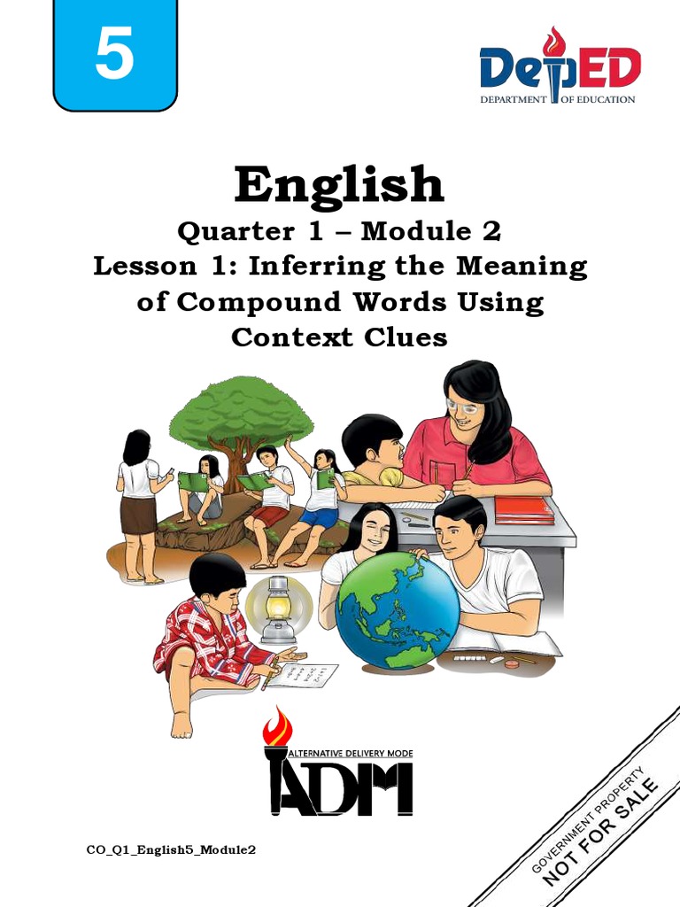 English: Quarter 1 - Module 2 Lesson 1: Inferring The Meaning of ...