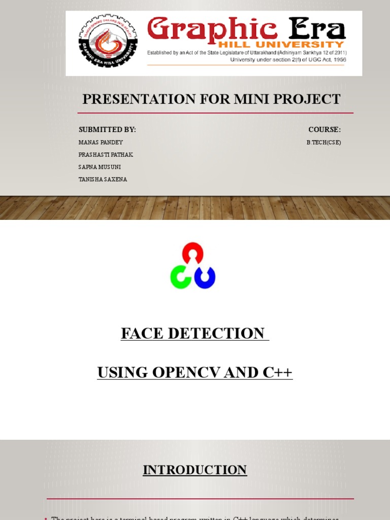 Presentation For Mini Project | PDF | Real Time Computing | Information ...