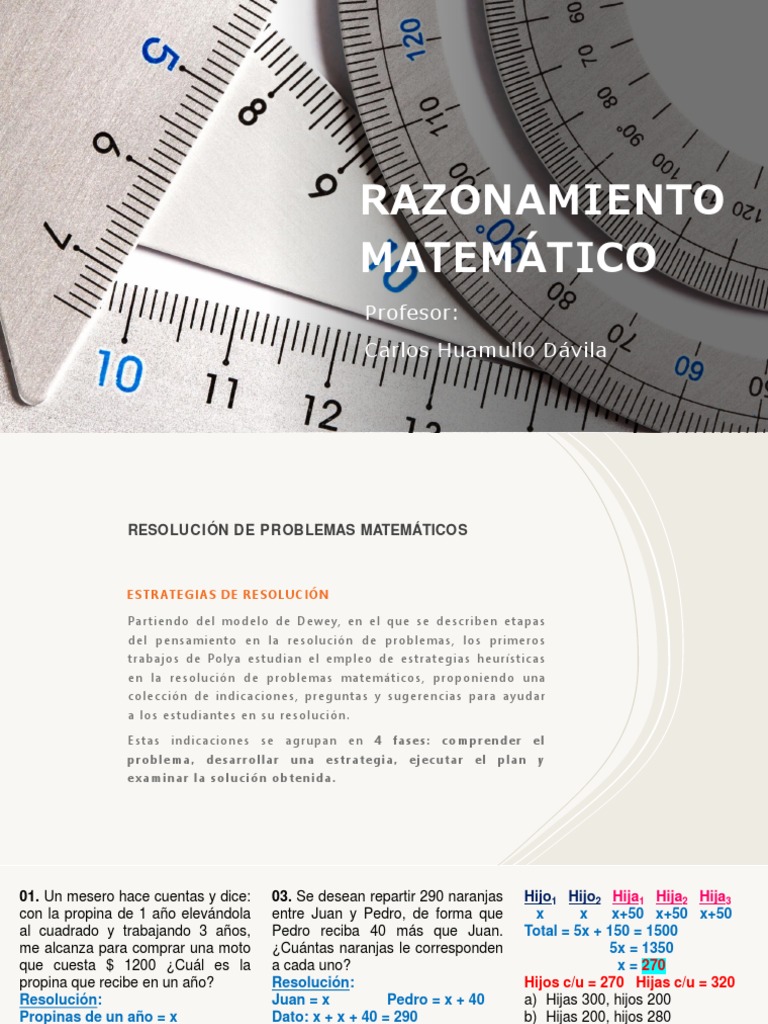 Estrategias para Resolver Problemas Matemáticos | PDF