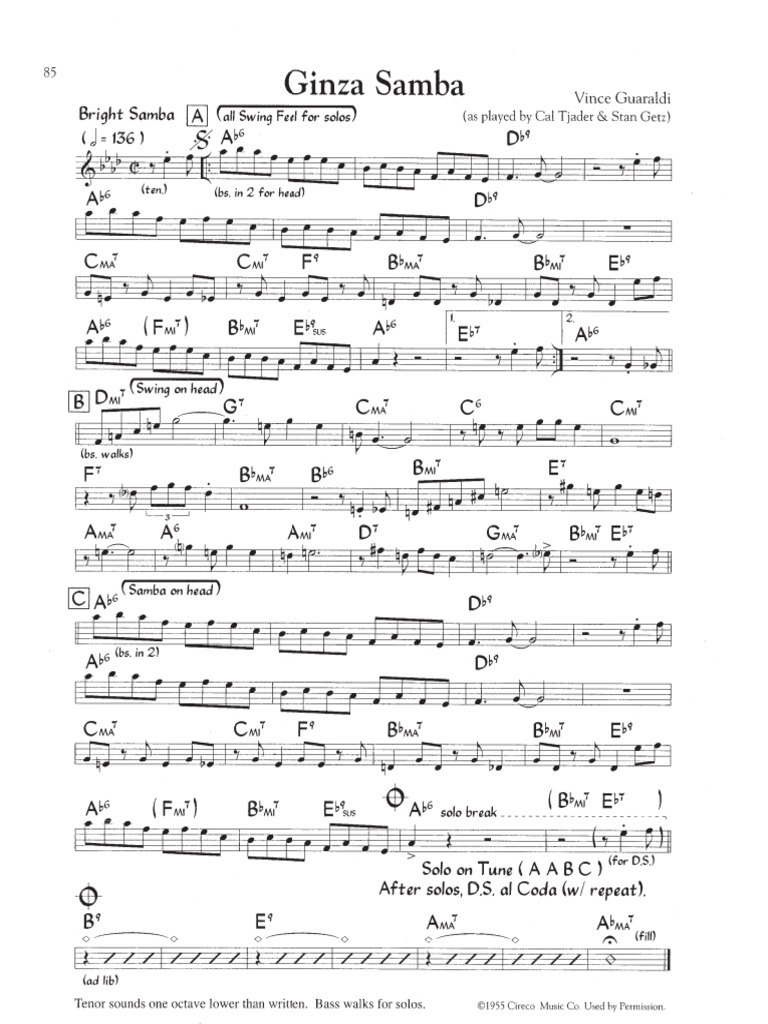 Ginza Samba | PDF