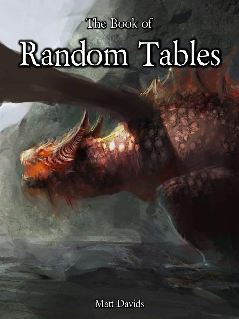 DiceGeeks - The Book of Random Tables | PDF | Home & Garden