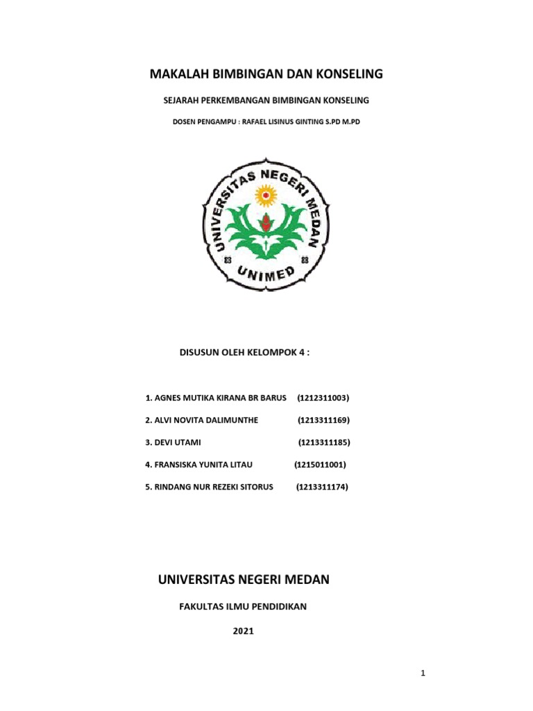 Makalah Bimbingan Konseling | PDF