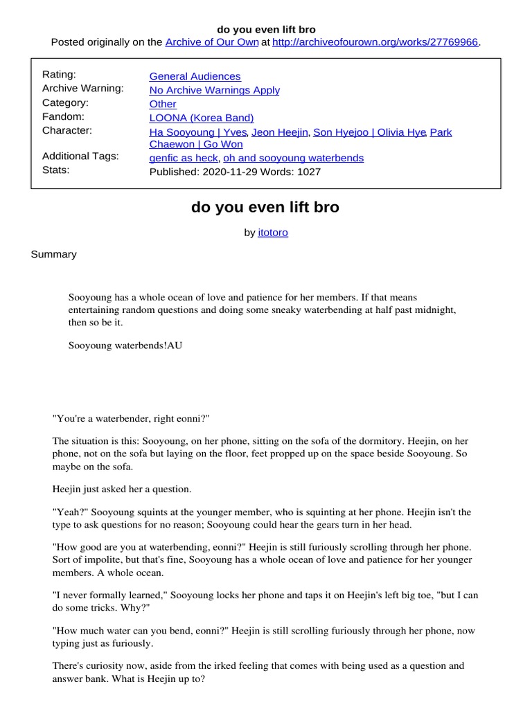 Do You Even Lift Bro | PDF | Art