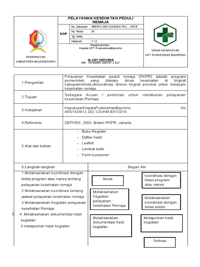 Sop PKPR Gress | PDF