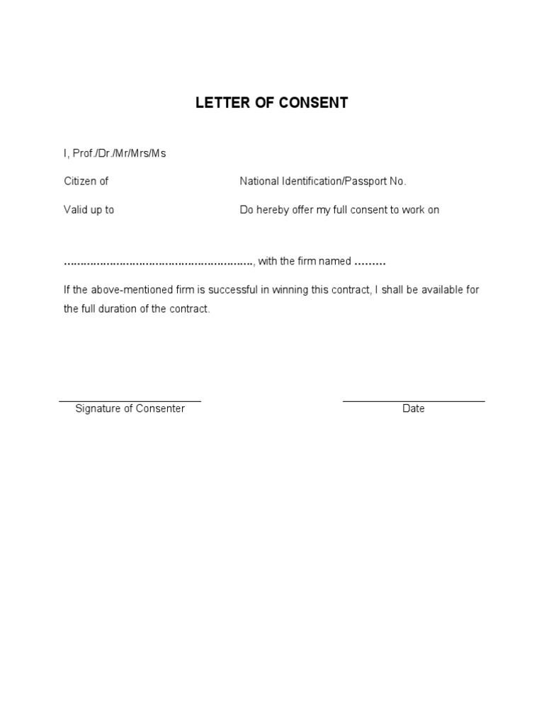 2 Letter of Consent | PDF