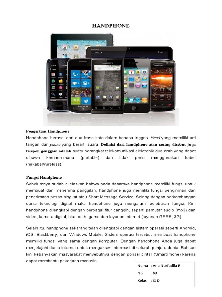 Handphone | PDF