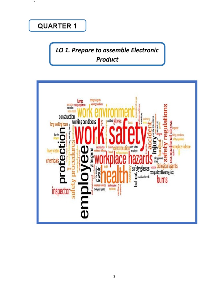 Epas 9 Module 1 | PDF | Personal Protective Equipment | Electrostatic ...