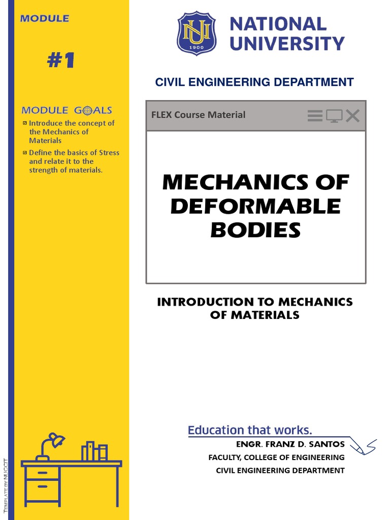 Introduction to Mechanics of Materials: Defining Stress and Strain ...
