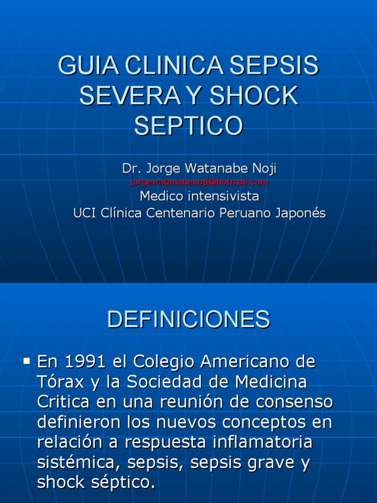 Guia Clinica Sepsis Severa y Shock Septico