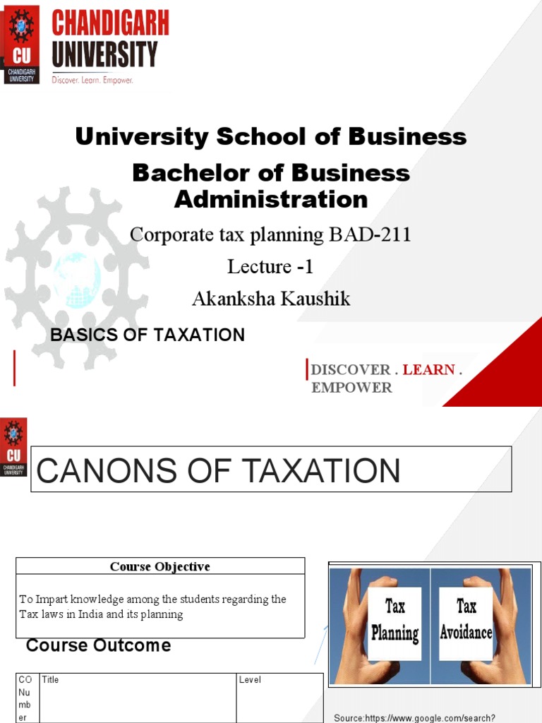 University School of Business Bachelor of Business Administration ...