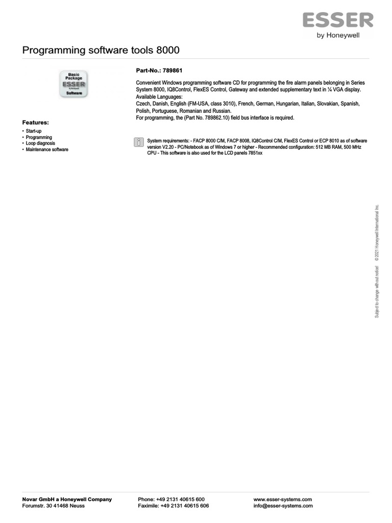 Programming Software Tools 8000: Part-No.: 789861 | PDF | Computer Science | Microcomputers