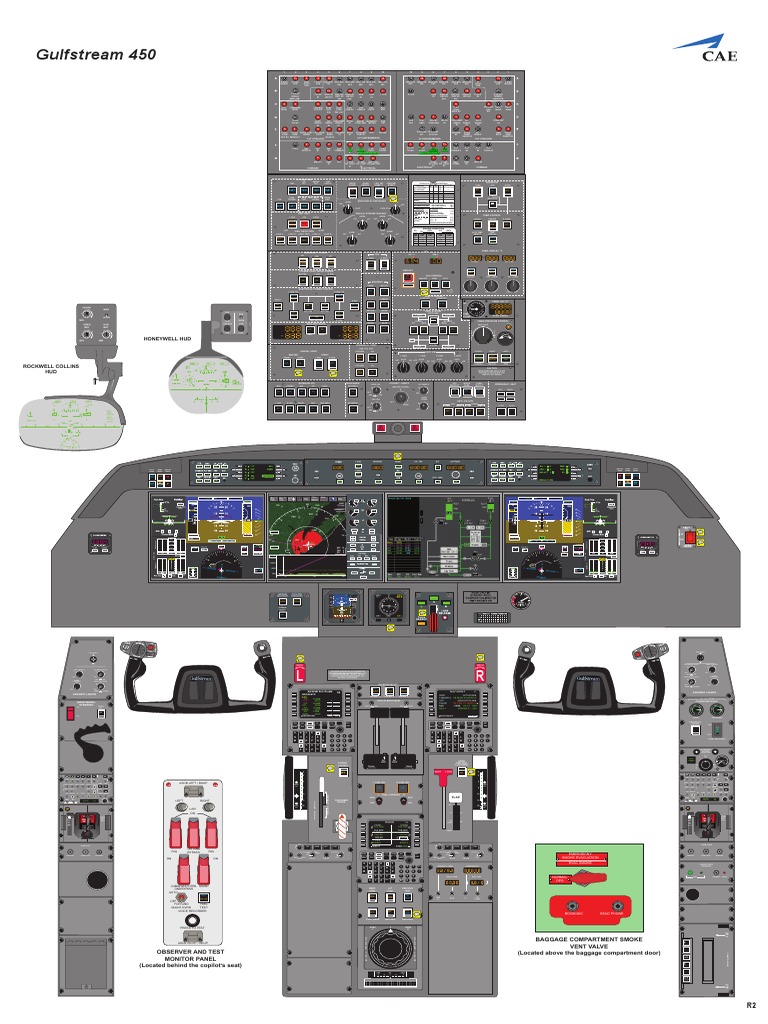 Gulfstream G450 Cockpit Layout Overview | PDF | Aerospace Engineering ...
