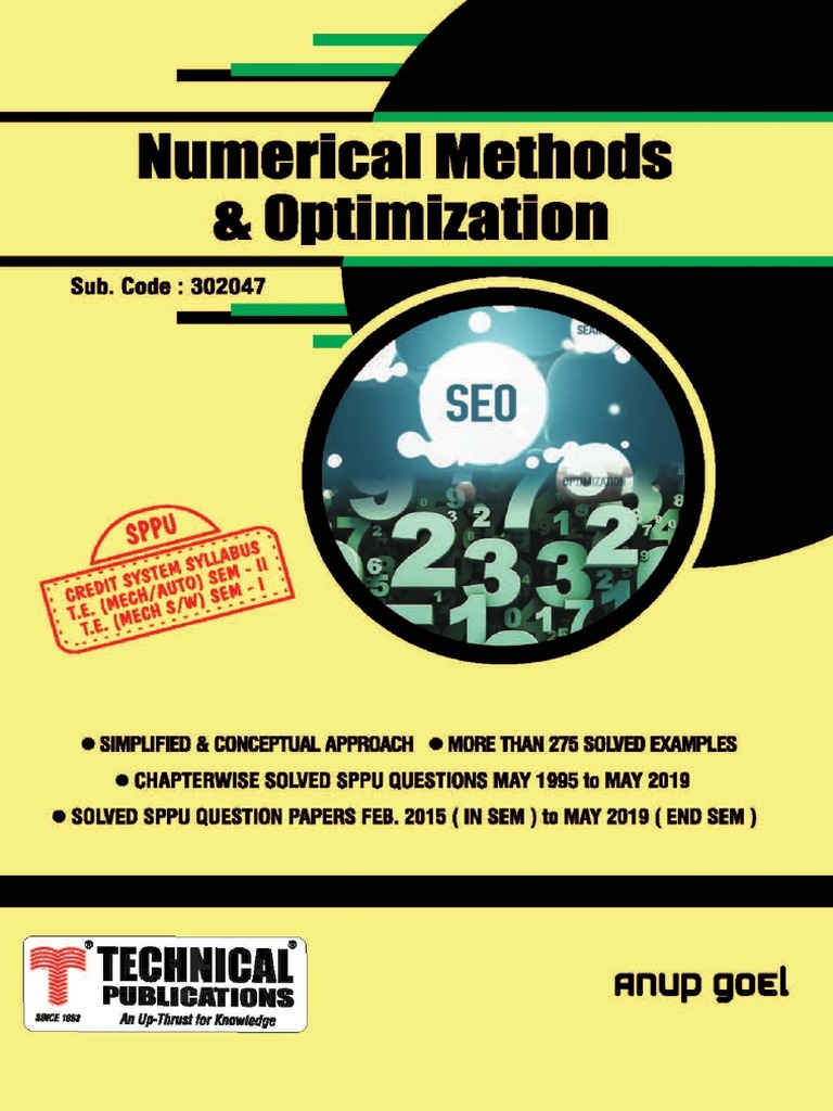 Numerical Methods & Optimization by Anup Goel | PDF