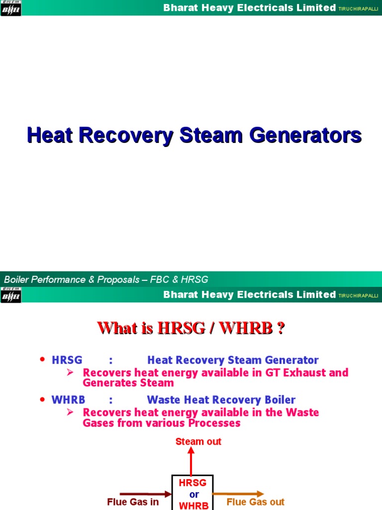 Heat Recovery Steam Generators Overview | PDF | Boiler | Cogeneration
