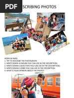 Useful Phrases For Describing Pictures With Examples | PDF