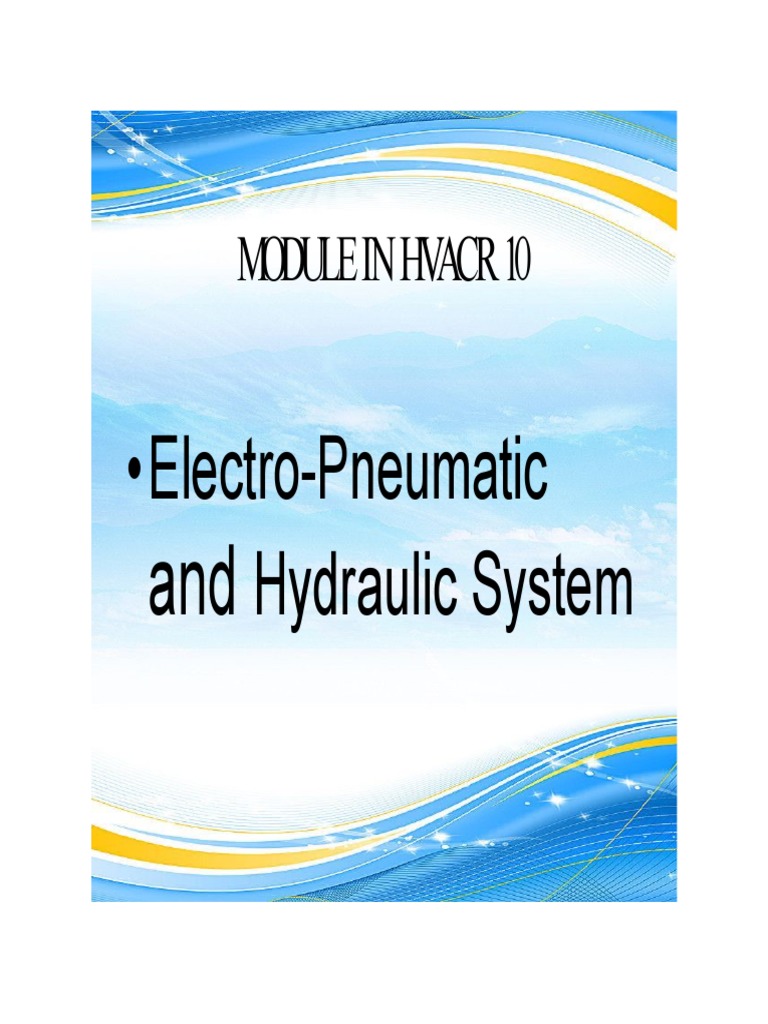 HVACR 10 Module 1 (FINAL) | PDF | Actuator | Pneumatics
