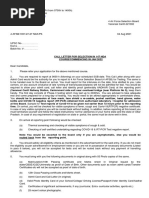 147 Nda SSB Call Letter Updated | PDF | Identity Document | Glasses