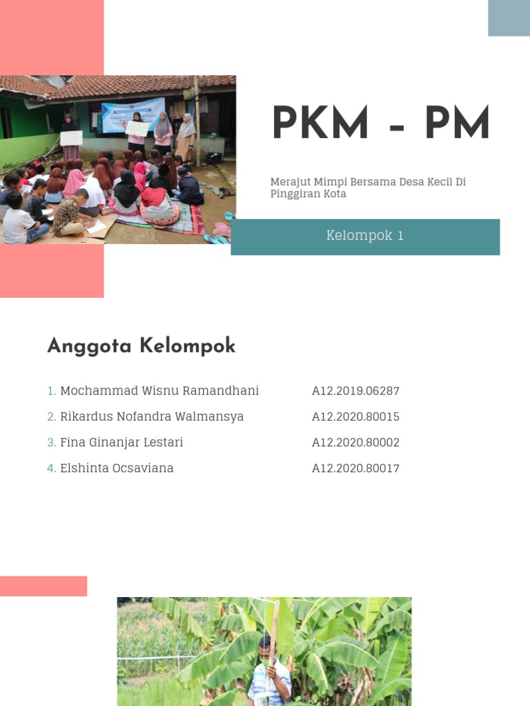 PKM - PM - Kelompok 1 | PDF