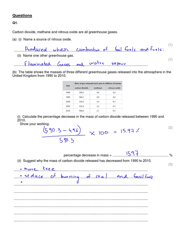 Greenhouse Effect: Key Questions & Answers | PDF | Greenhouse Gas ...