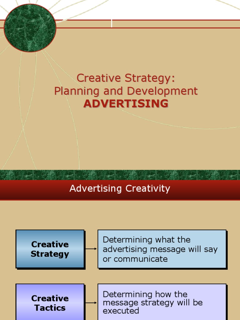 Creative Strategy: Planning and Development | PDF | Brand | Advertising