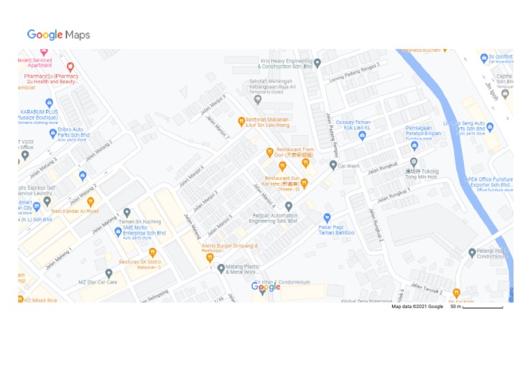 Google Map - Peta Kawasan Taman Kok Lian | PDF