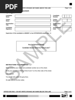 Flyers Answer Sheet | PDF