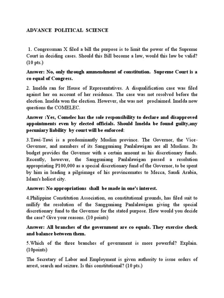 Advance Political Science | Download Free PDF | Search Warrant | Arrest