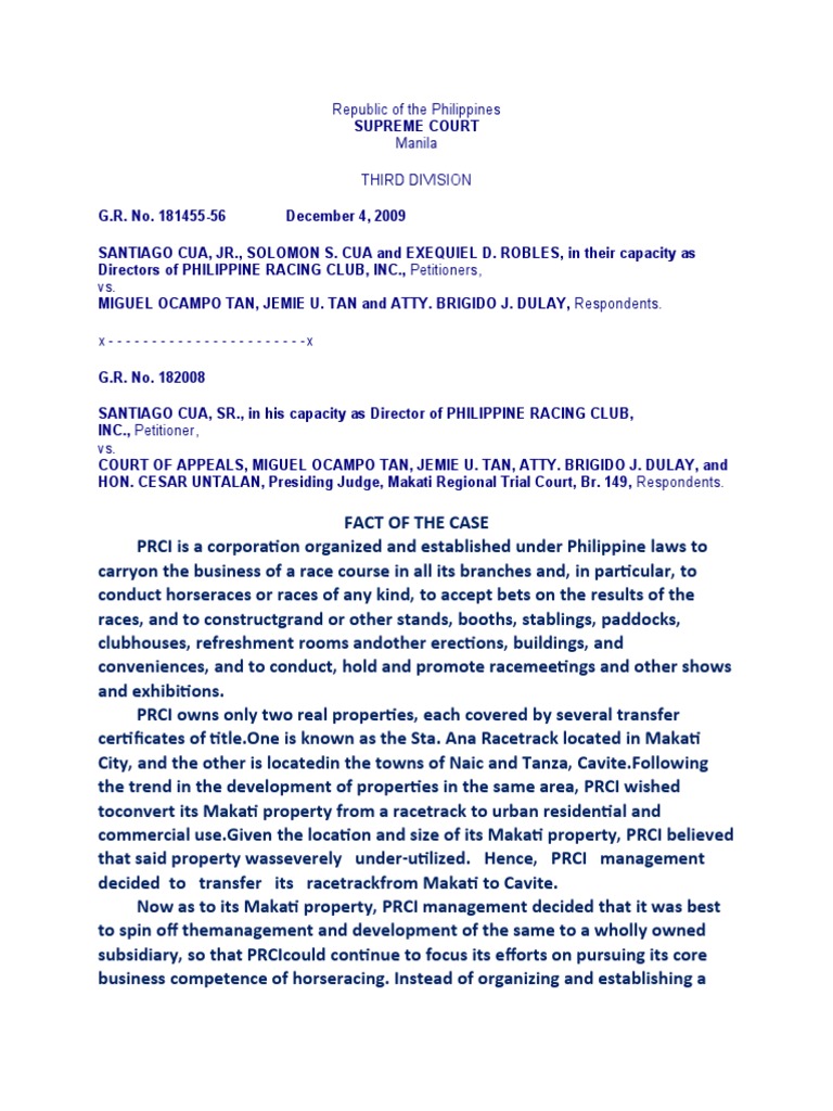 G.R. No. 181455-56 Case Digest | PDF | Justice | Crime & Violence