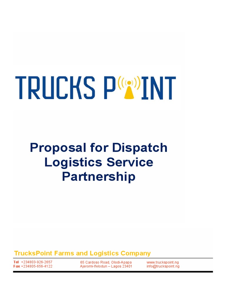 3PL Partnership Proposal | PDF | Logistics | Cargo