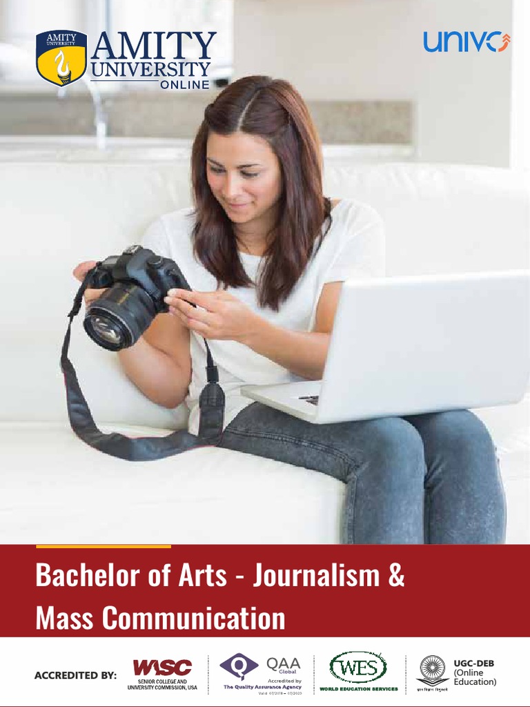 Bachelor of Arts - Journalism & Mass Communication: Accredited by | PDF ...