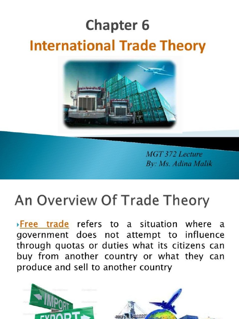 Chapter 6 - International Trade Theory | PDF
