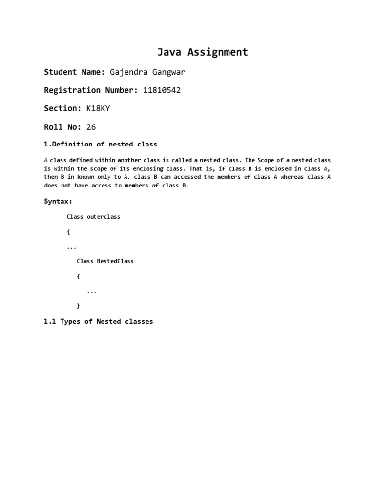 Java Assignment Pdf Pdf Class Computer Programming Method Computer Programming