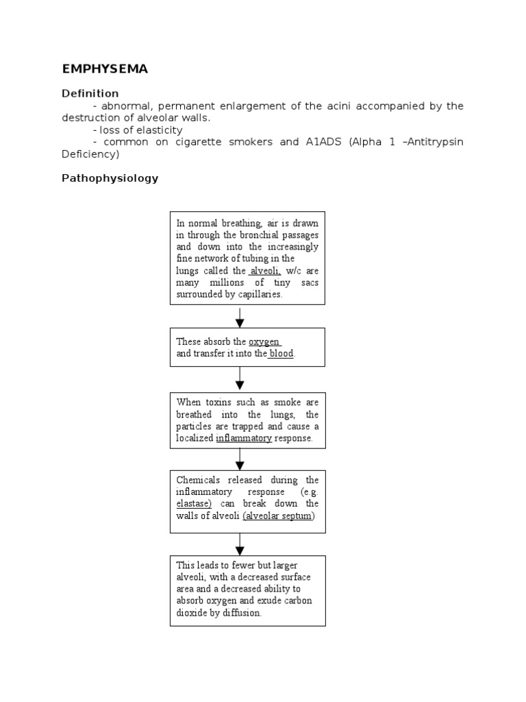 EMPHYSEMA | Download Free PDF | Lung | Respiratory System