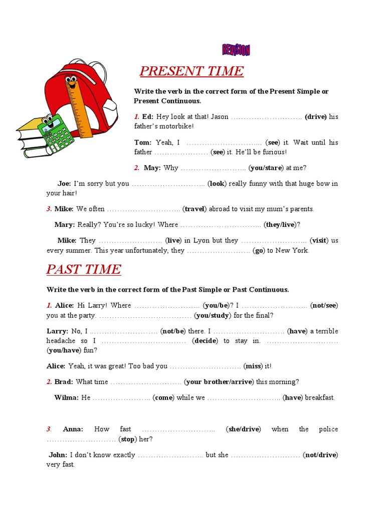 Present Time: Alice | PDF