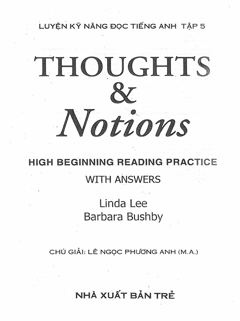 Thoughts & Notions | PDF