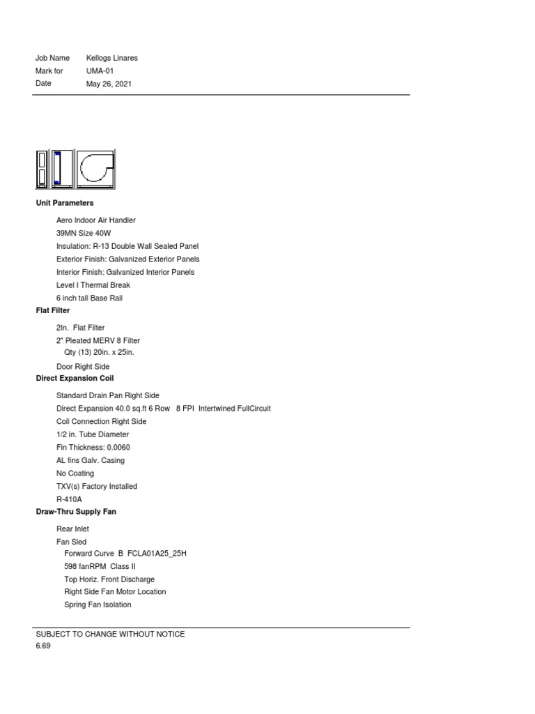39MN Submittal | PDF | Mechanical Engineering | Physical Quantities