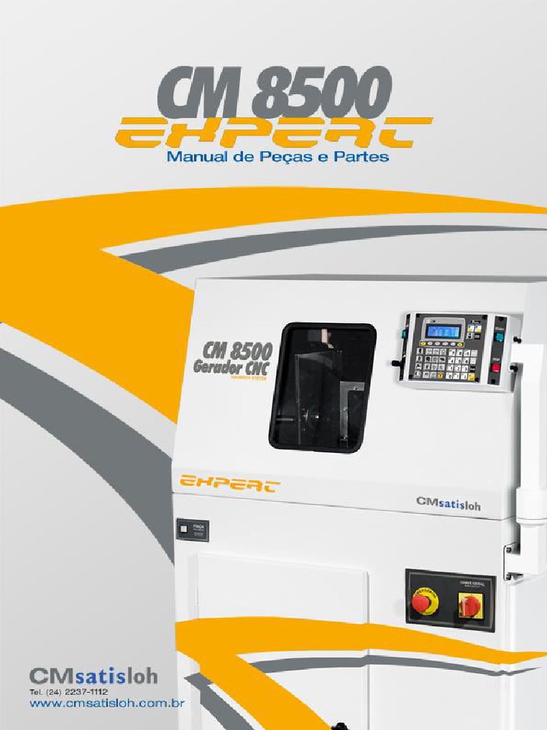 Manual CM8500 V06 | Download grátis PDF | Parafuso | Engenharia Mecânica