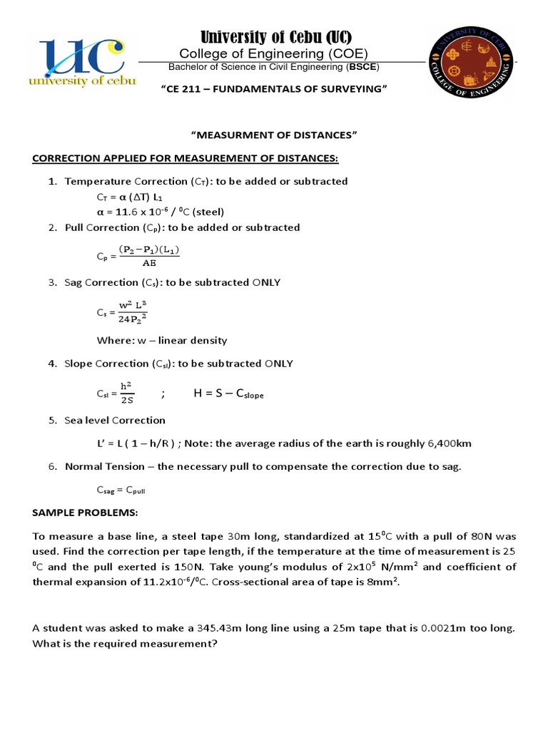 Measurement of Distances | PDF | Standard Deviation | Mean Measurement of Distances | PDF | Standard Deviation | Mean