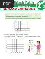 Prueba de Matemáticas 4° Plano de Coordenadas y Pares Ordenados | PDF