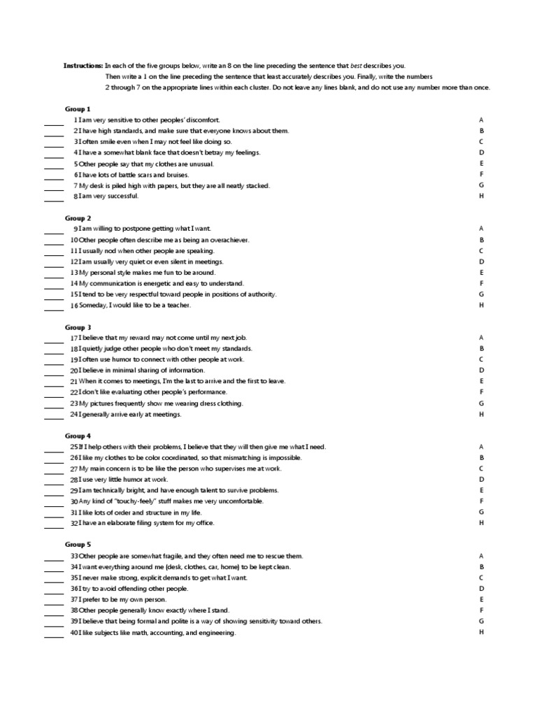 SP Questionnaire | PDF