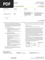 Bus Ticket Format in Word | PDF