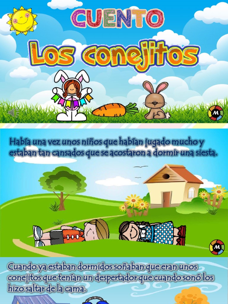 Cuento de conejitos para niños | PDF | Libros para adolescentes ...