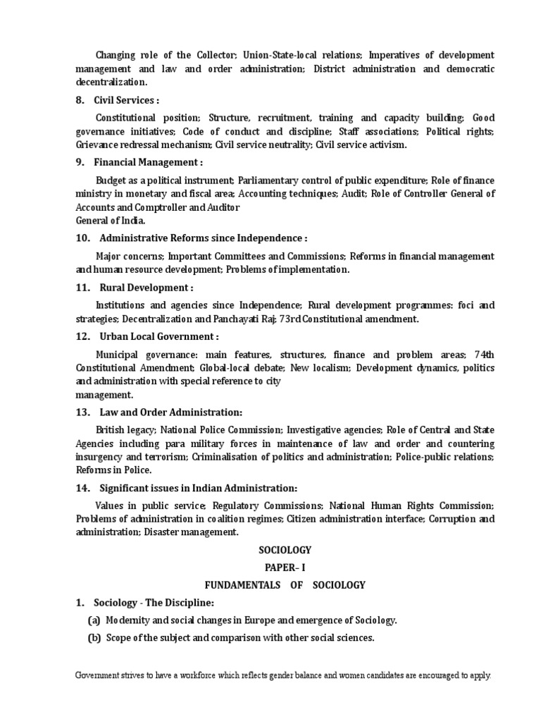 Sociology Syllabus | PDF | Social Stratification | Sociology