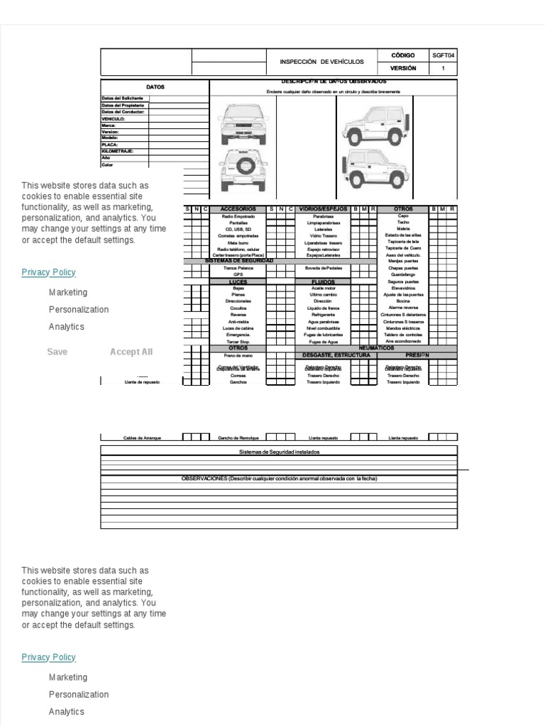 PDF Formato Avaluo de Vehiculos Compress | PDF | Vehículo de motor | Vehículos